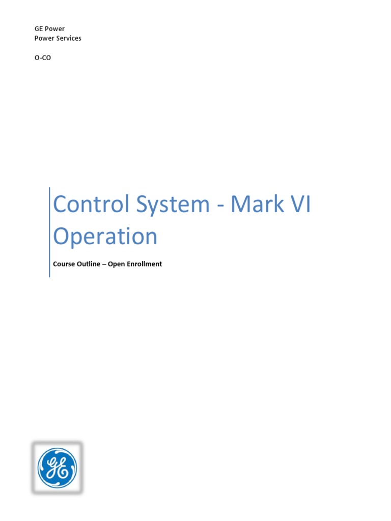 GE Control System - Mark VI Operation 10 Days | PDF | General Electric ...