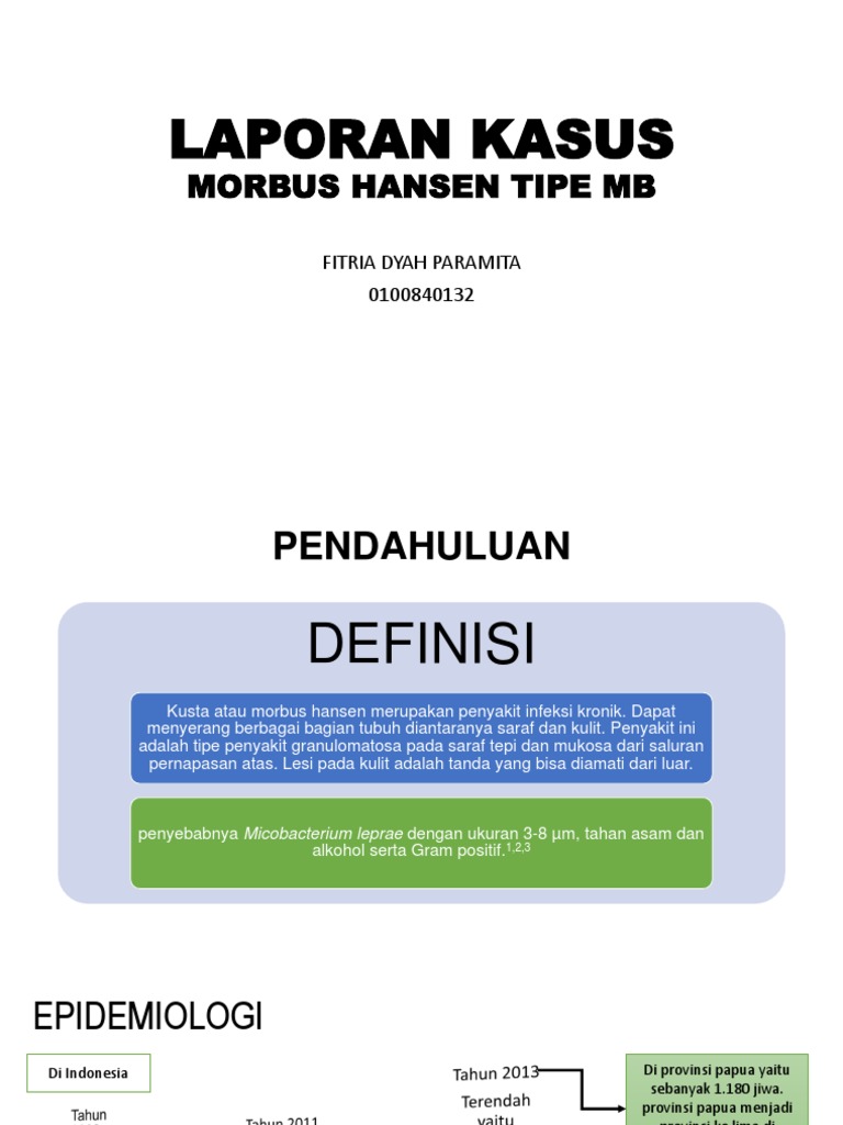 Laporan Kasus Morbus Hansen Tipe MB | PDF