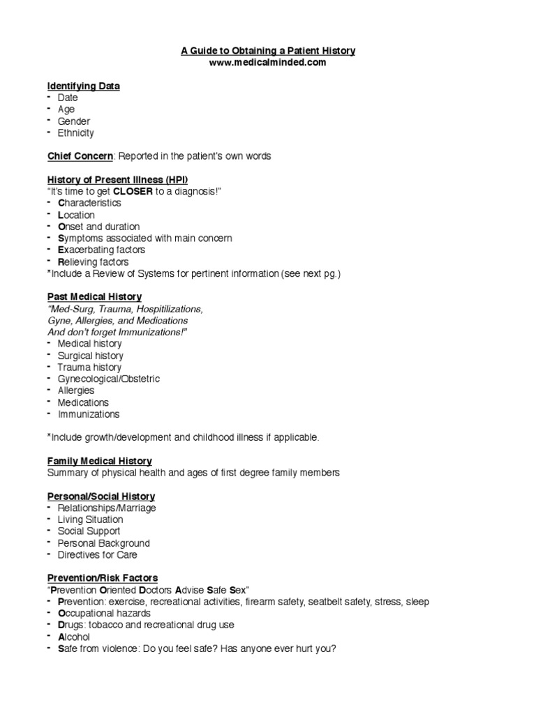 Hpi Cheat Sheet PDF | PDF