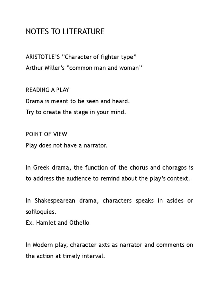 Literature Reviewer | Download Free PDF | Tragedy | Plot (Narrative)