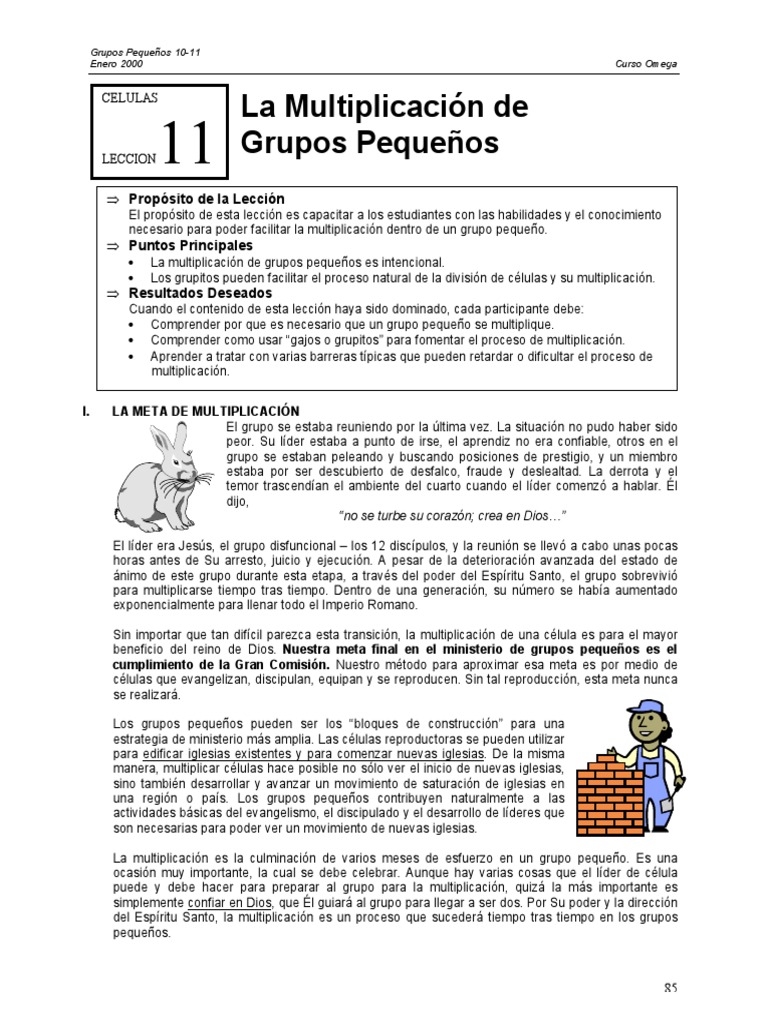 Multiplicacic3b3n de Grupos Pequec3b1os | PDF | Oración | espíritu Santo