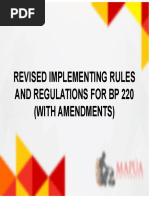 Revised IRR BP220 2008 | PDF | Road | Sidewalk