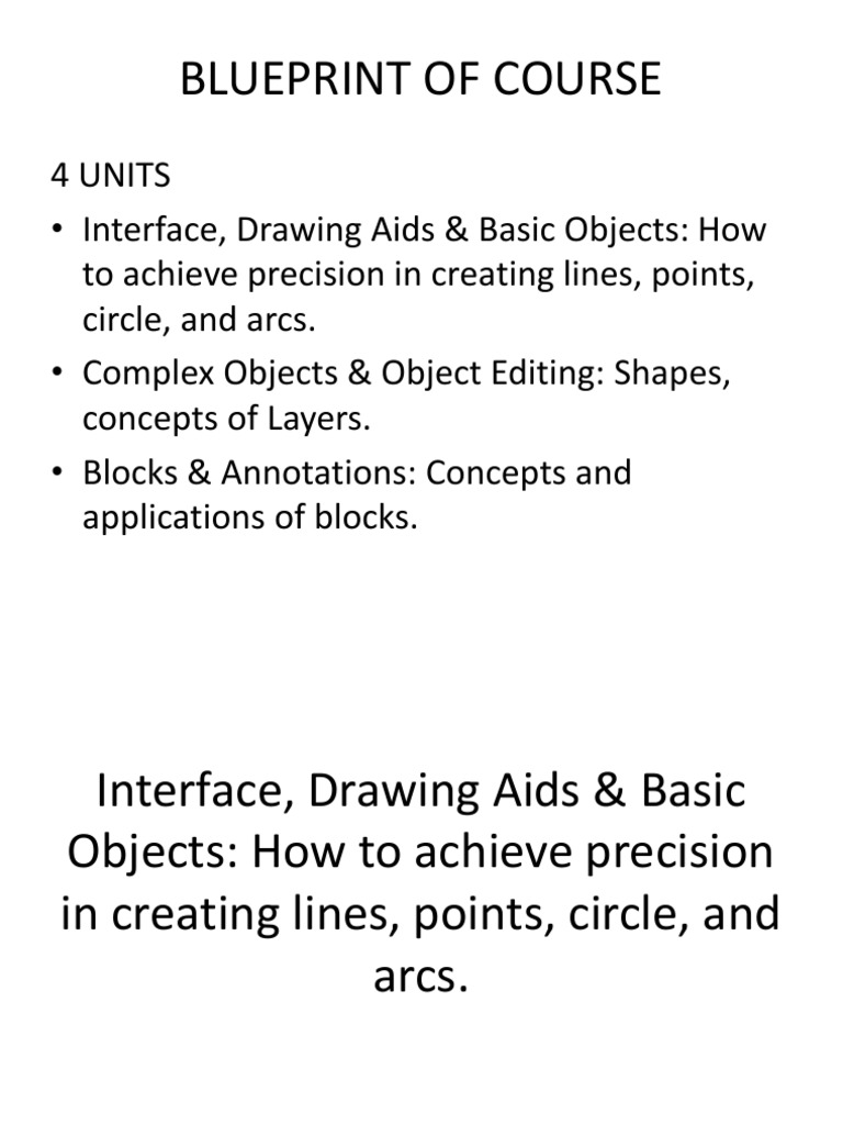 Precision Drawing Techniques Course | PDF