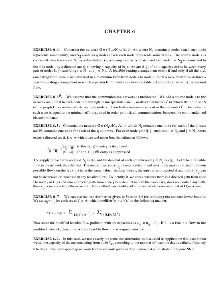 Orlin NF Chapter6 | PDF | Combinatorial Optimization | Mathematical Concepts