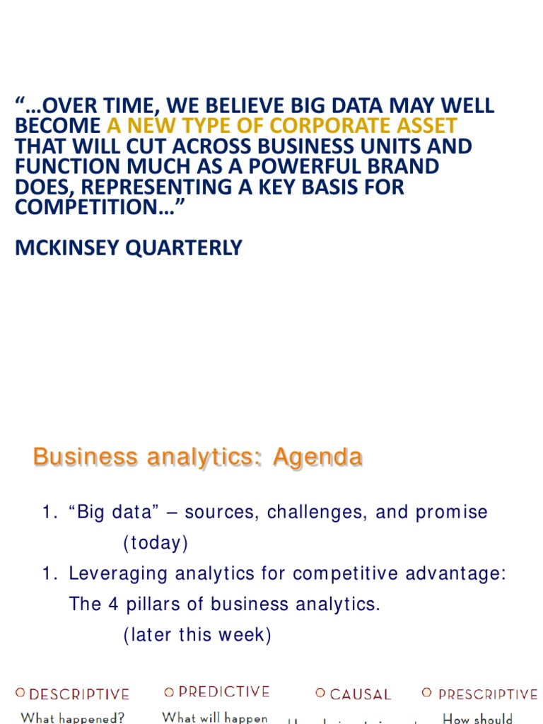 Big Data Analytics | PDF | Experiment | Causality