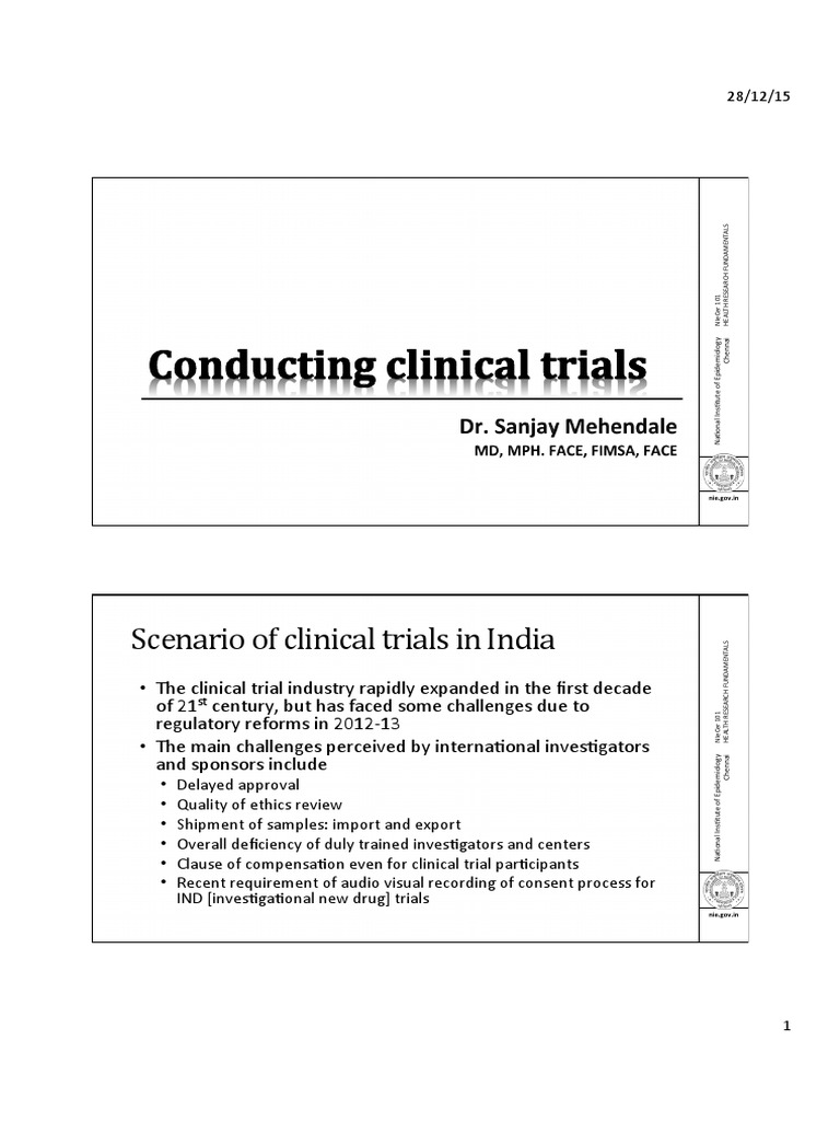 Conducting Clinical Trials | PDF | Institutional Review Board | Clinical Trial