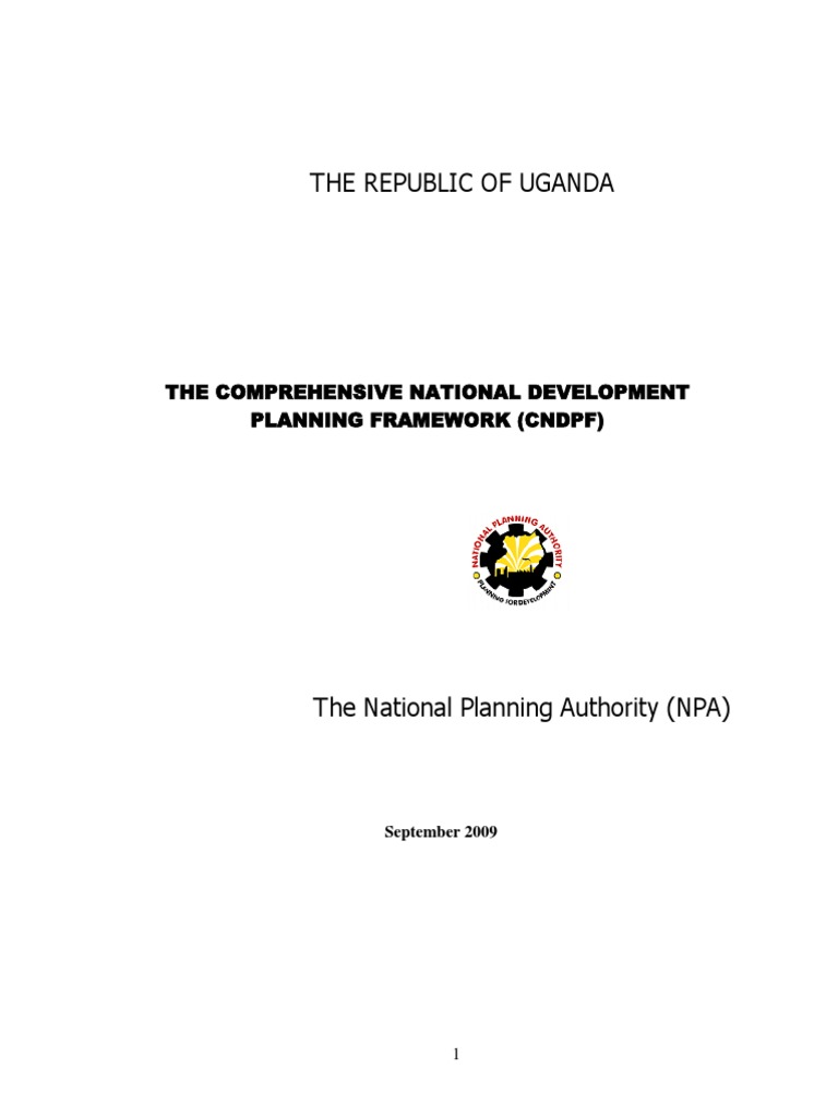 Uganda's Comprehensive Development Framework | PDF | Economic ...