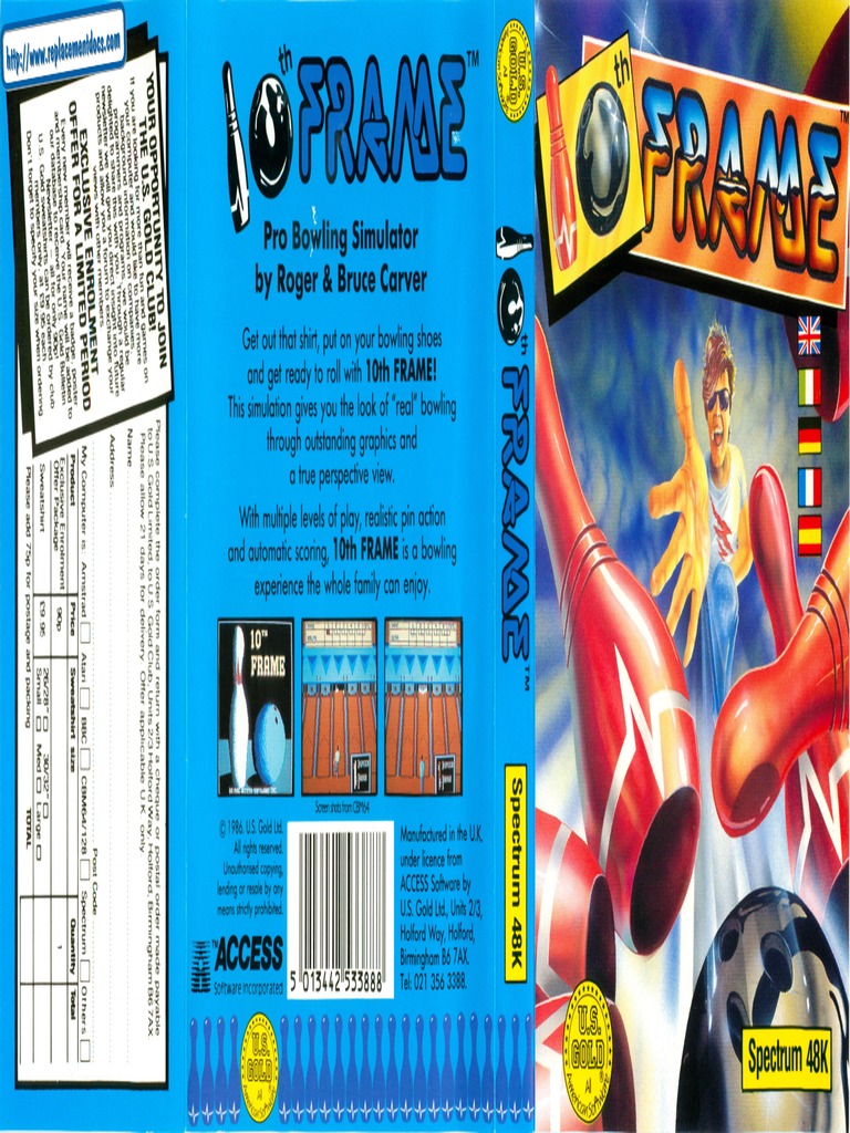 10th Frame - Manual - ZXS | PDF | Young Adult