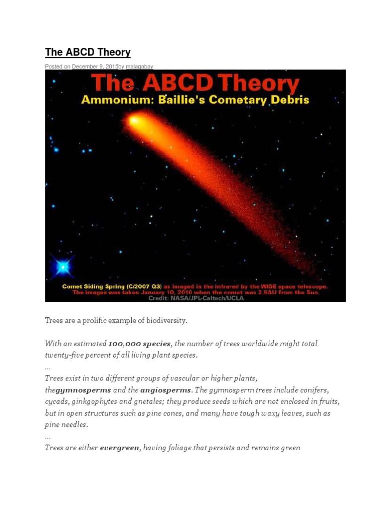 The ABCD Theory | Download Free PDF | Meteoroid | Trees