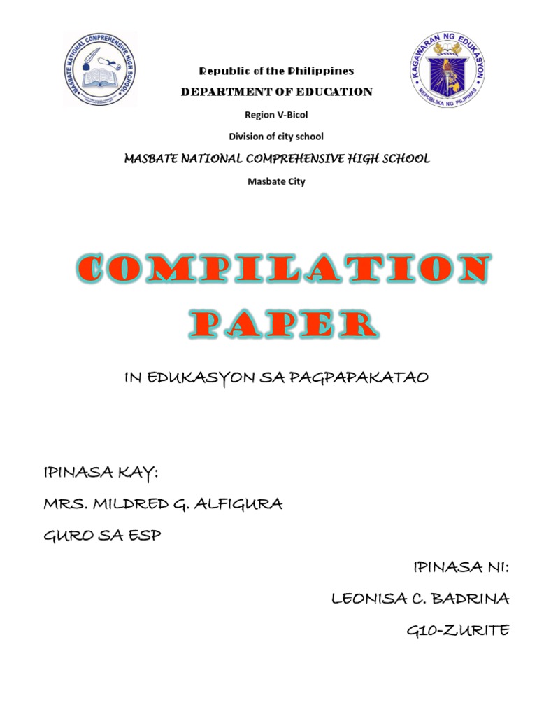 Compilation Paper Sa Esp | PDF