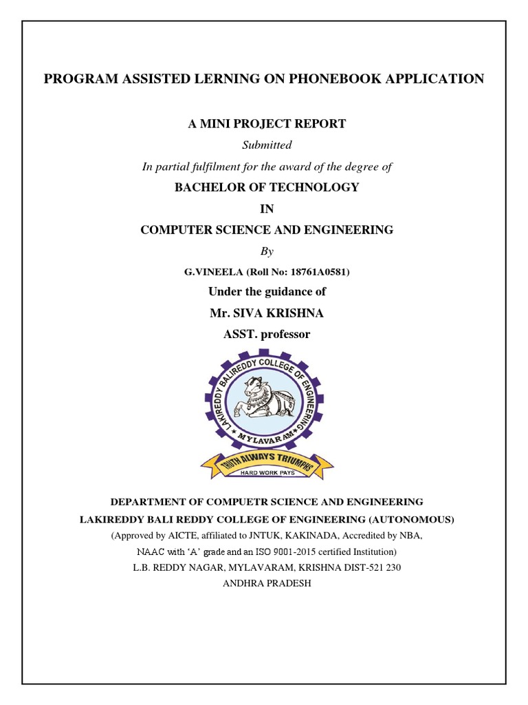C Phonebook Application Mini Project | PDF | C (Programming Language ...