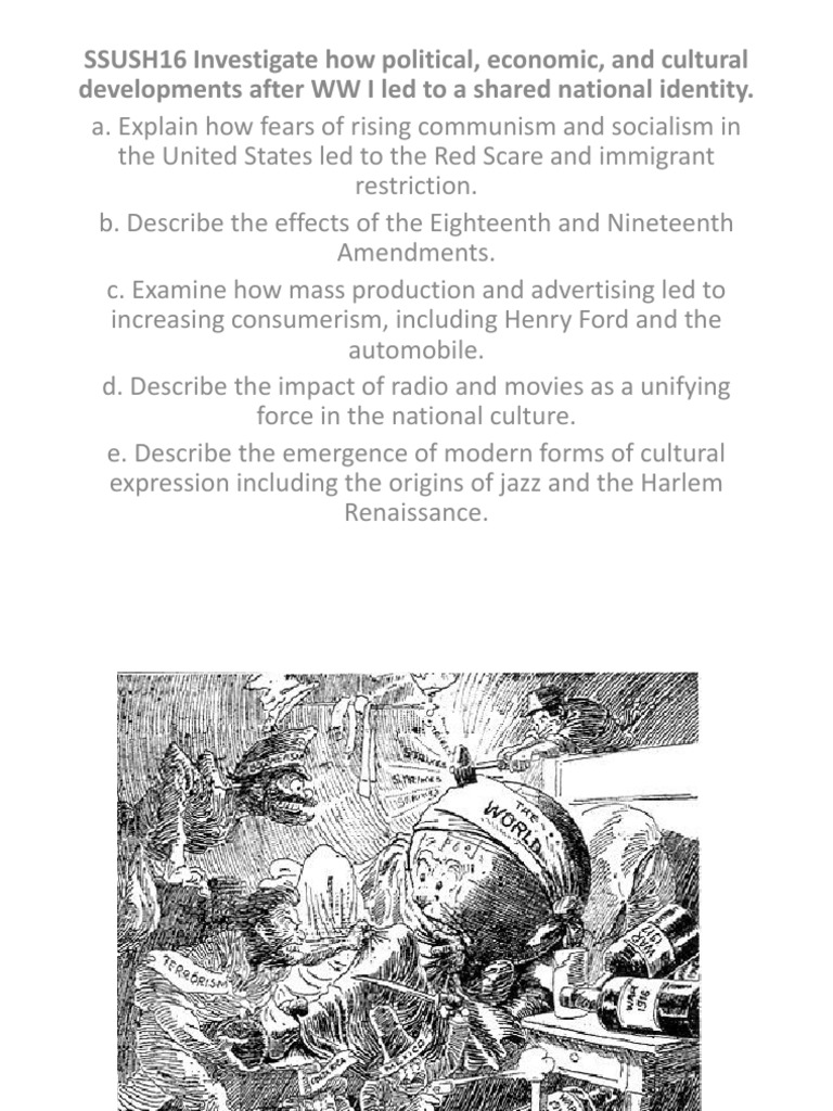 SSUSH16 Investigate How Political, Economic, and Cultural Developments ...