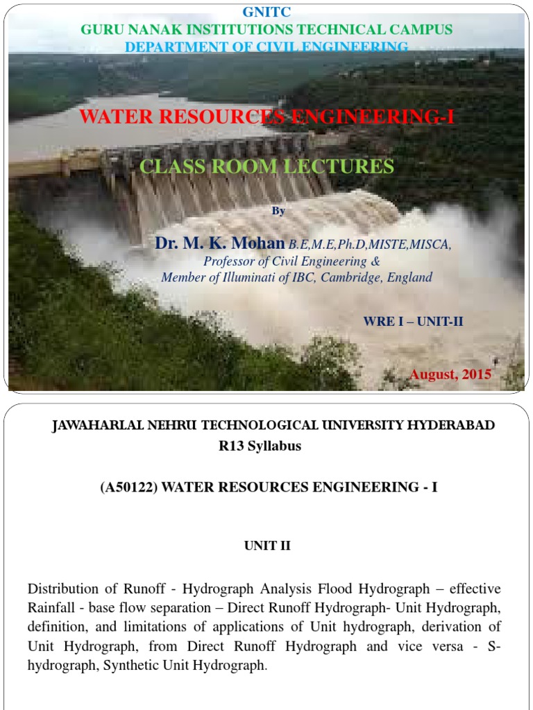 Single Peaked Hydrograph Analysis | PDF | Drainage Basin | Flood