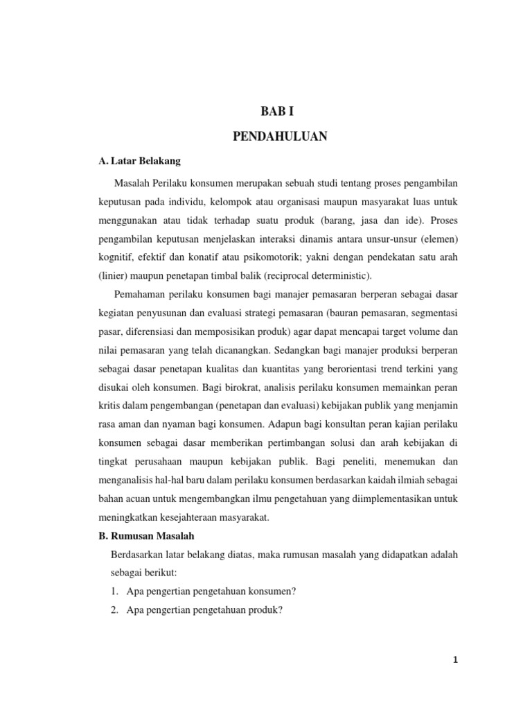Produk Non Pangan dan Pengetahuan Konsumen | PDF | Karier & Perkembangan