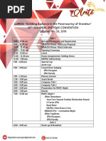 Grad Ball Program Flow | PDF