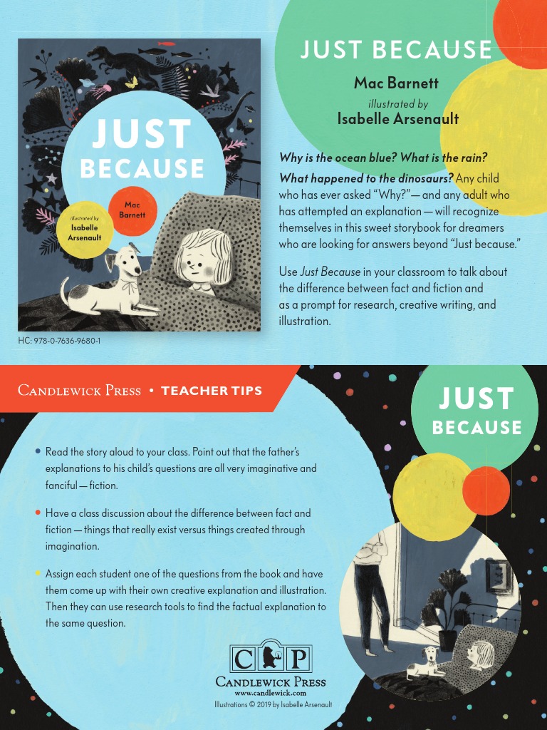 Just Because Teacher Tip Card | PDF