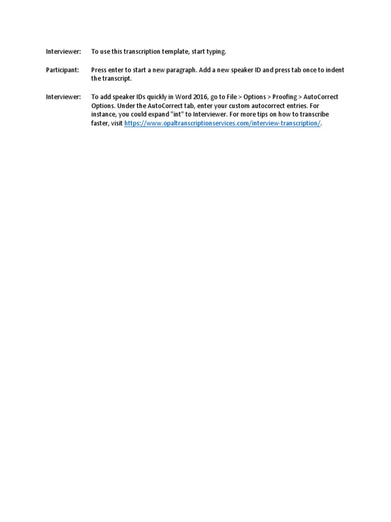 Efficient Interview Transcription Tips | PDF | Career & Growth | Business