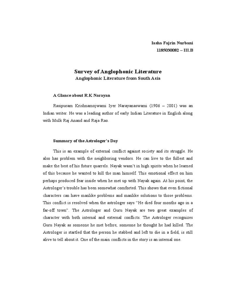 Anglophone - South Asian Literature | PDF