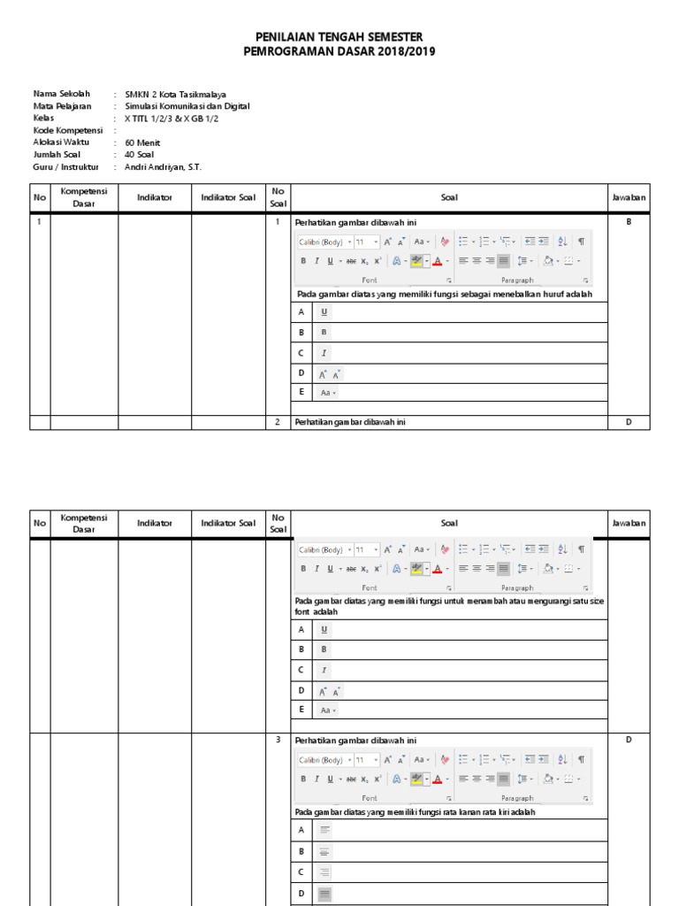 1819 PTS S2 Simkomdig | PDF