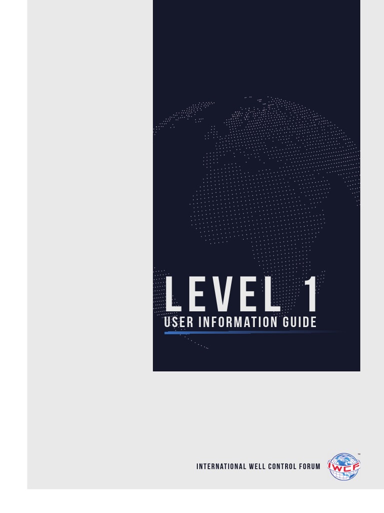 Level 1: User Information Guide | PDF | Oil Well | Computing