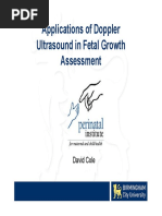 NZ Obstetric Doppler Guidelines 2014 | PDF | Medical Ultrasound ...