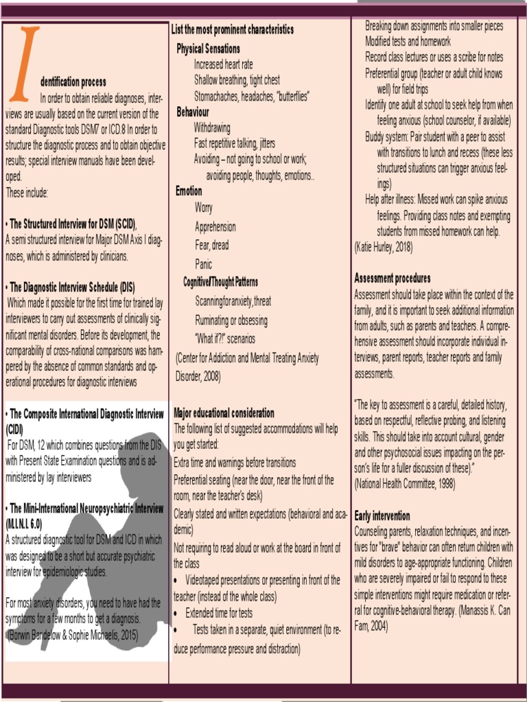Anxiety Brochure Final | PDF | Anxiety Disorder | Phobia