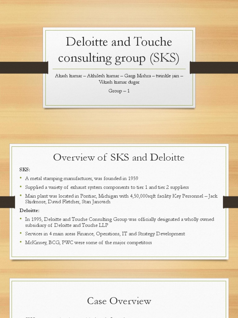 Group1 - Deloitte and Touche | PDF