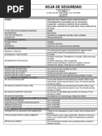 Ficha Tecnica Removedor | PDF | Solvente | Pintar