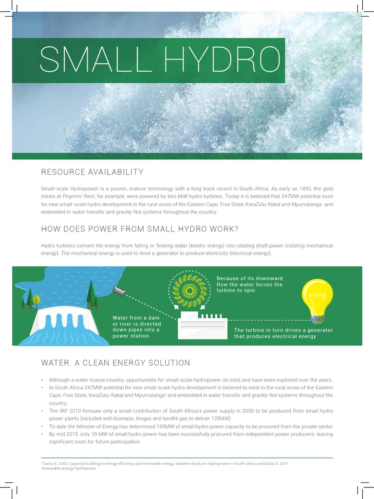 2015 Fact Sheet Hydro - PR | PDF | Hydroelectricity | Renewable Energy