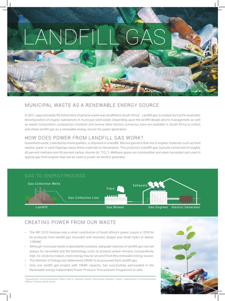 2015 Fact Sheet Landfill - PR | PDF | Landfill | Renewable Energy