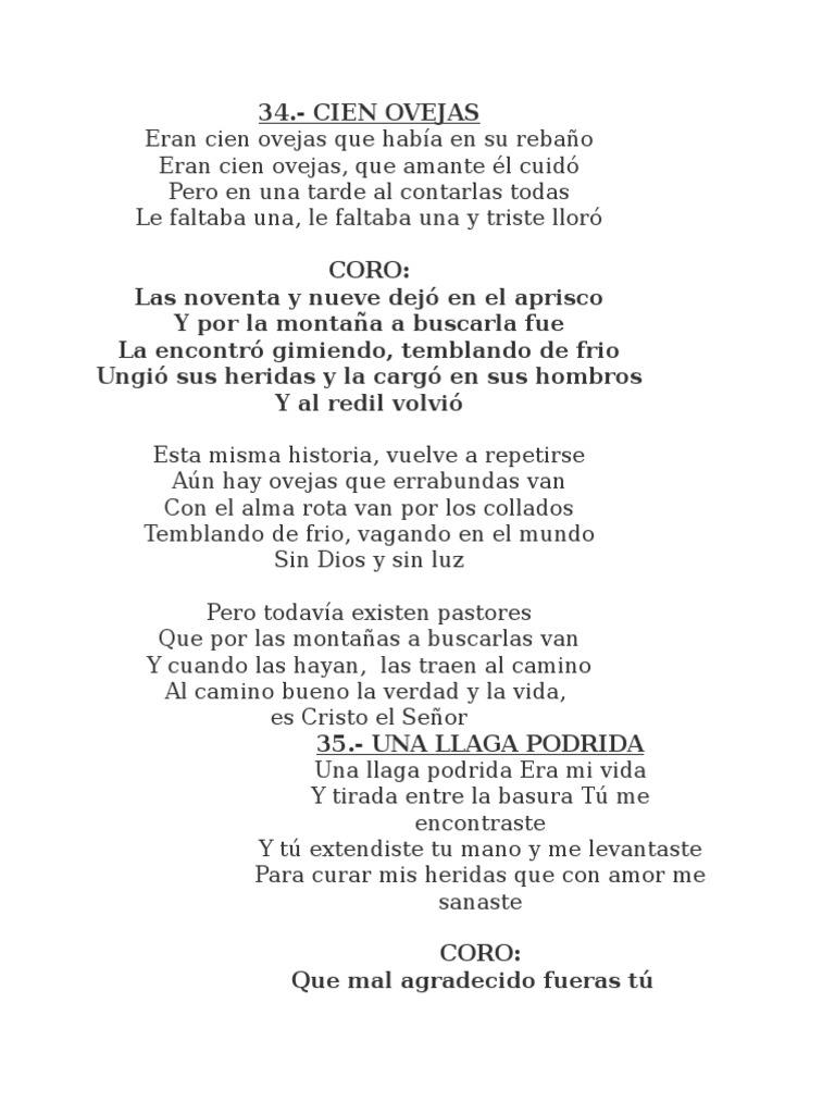 Eran Cien Ovejas | PDF