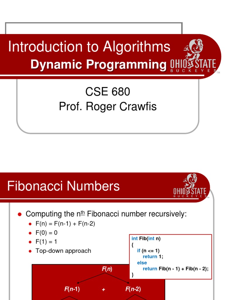 Introduction To Algorithms Dynamic Programming Pdf Dynamic