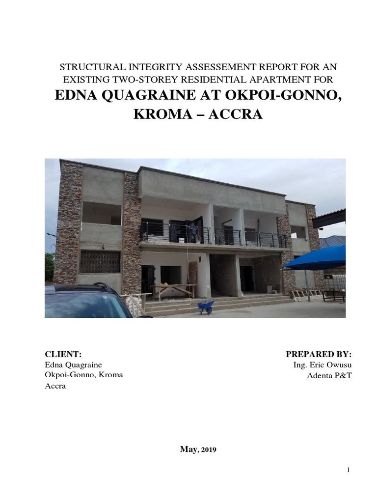 Structural Integrity Assessment Report - Edna Quagraine 1 | PDF ...
