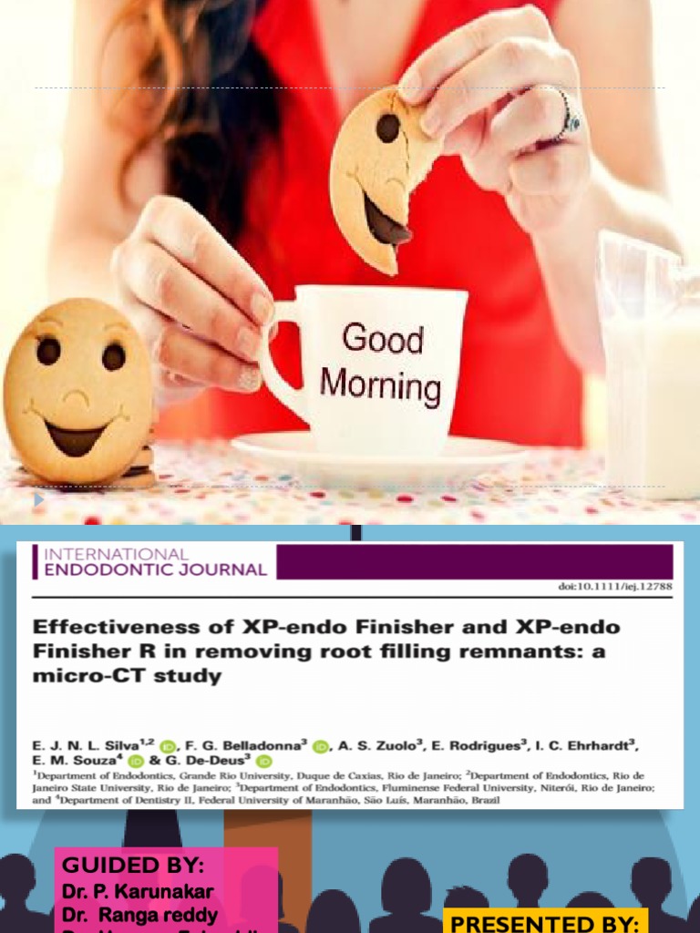 Effectiveness of XP Endo Finisher & XP-Endo Finisher R | PDF | Mouth ...