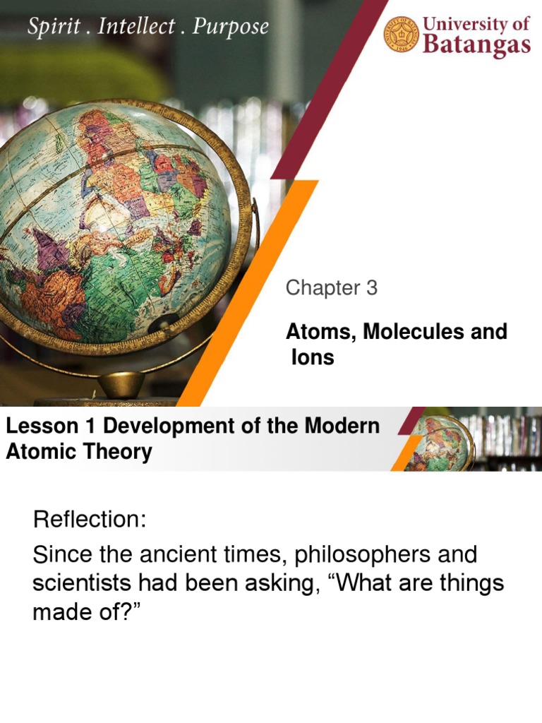 Modern Atomic Theory Overview | PDF | Atoms | Electron