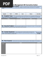 8D Report Template Excel | PDF