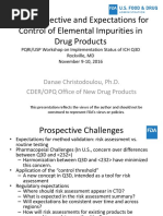 Impurity Specifications Guide | PDF | Chemical Substances | Food And ...