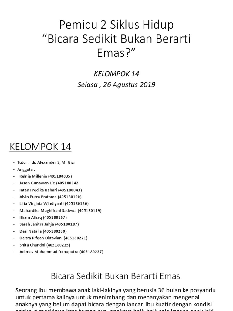 Pemicu 2 Siklus Hidup | PDF