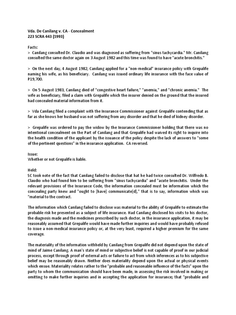 Cases 3 Insurance | PDF | Life Insurance | Insurance