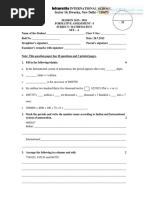 International Indian School, Riyadh SA1 Worksheet 2015-2016 Class: VI ...