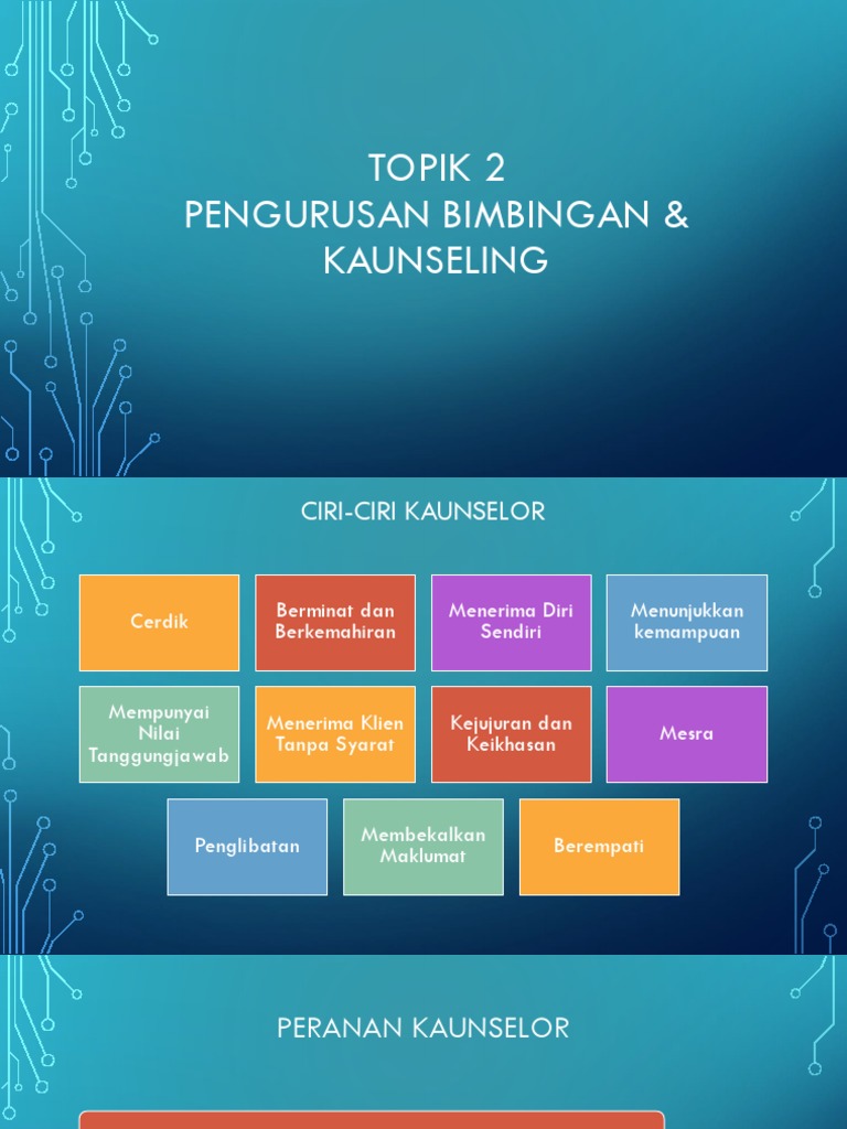 Pengurusan Bimbingan Dan Kaunseling | PDF