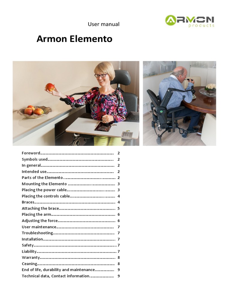 Armon Elemento Manual 1.4 | PDF | Tort | Legal Liability