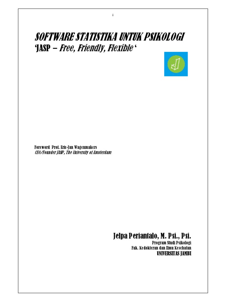 Panduan Penggunaan Software JASP | PDF