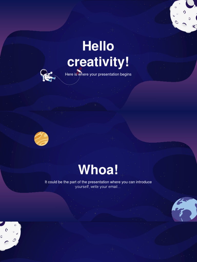 Galaxy Gradient by Slidesgo | PDF | Planets | Solar System