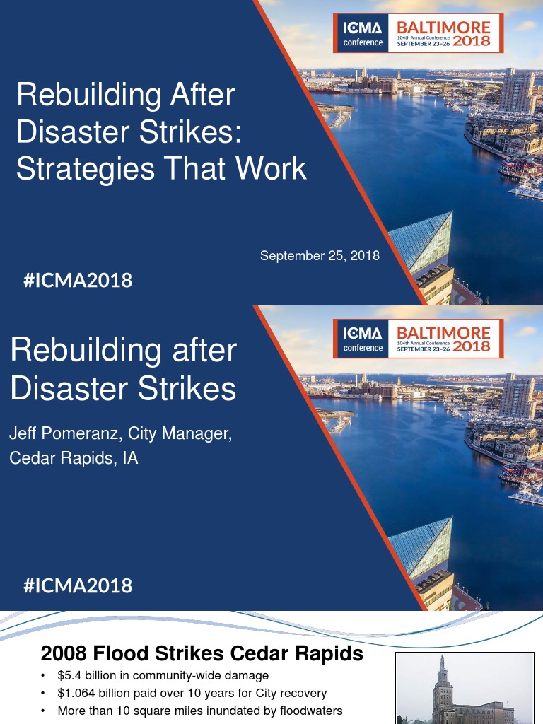 Rebuilding After Disaster Strikes - All Slides | PDF | Flood ...