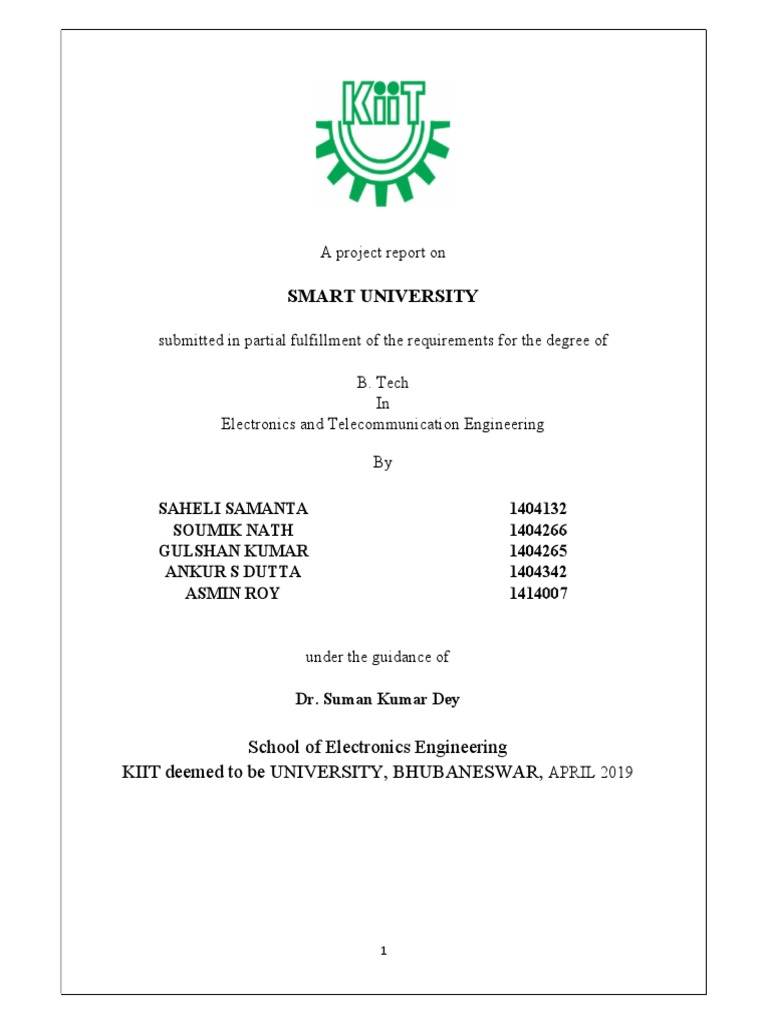 Smart University | PDF | Arduino | Gsm