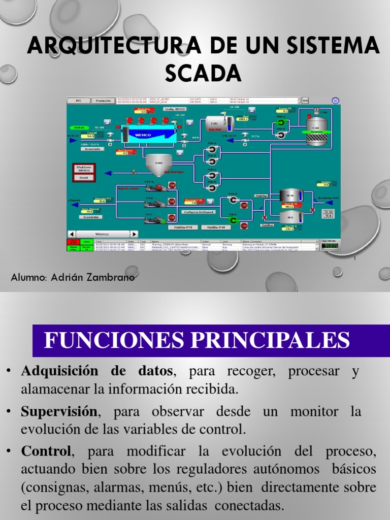 Arquitectura Del Sistema Scada | PDF | Scada | Tecnología digital