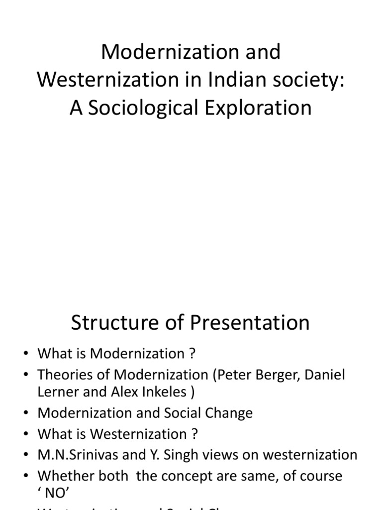Westernization and Modernization | PDF | Modernization Theory | Society