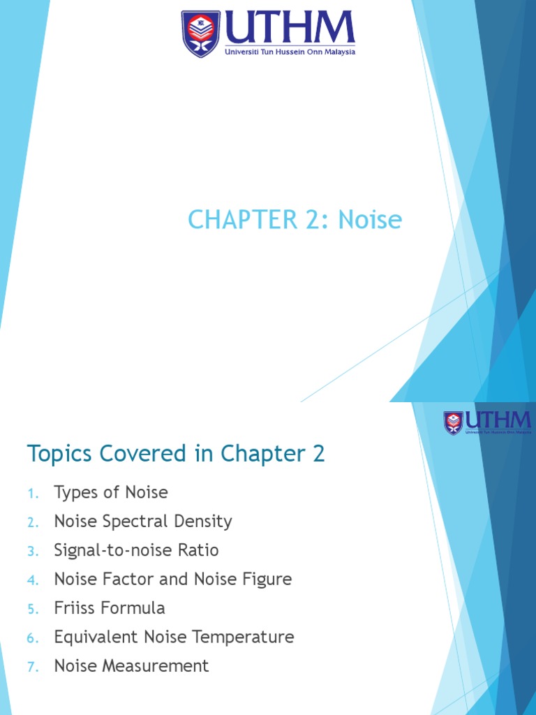 Chapter 2 PDF | PDF | Signal To Noise Ratio | Distortion