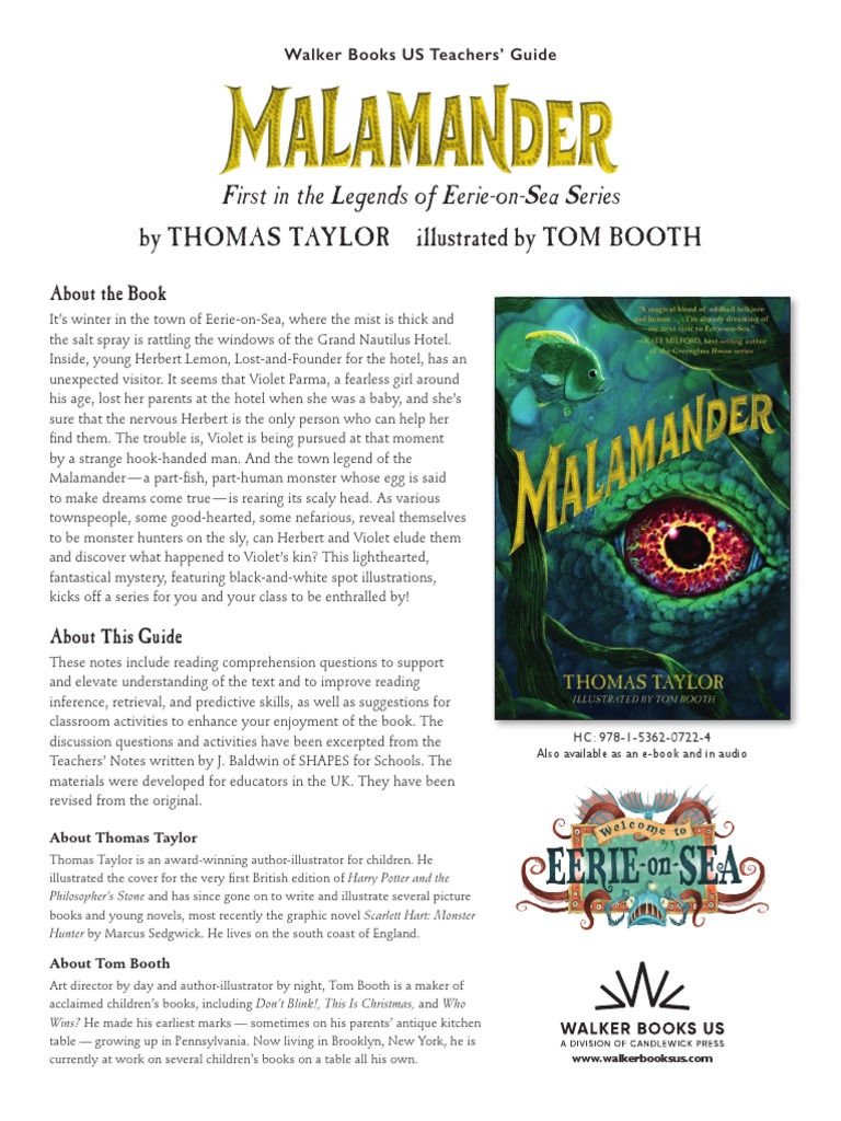 Malamander Teachers' Guide | PDF | Children's Literature | Books
